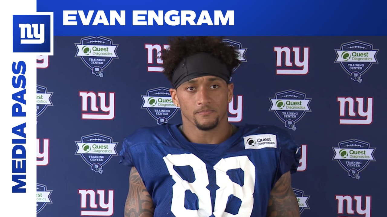 TE Evan Engram on Daniel Jones: 'You can feel his presence'