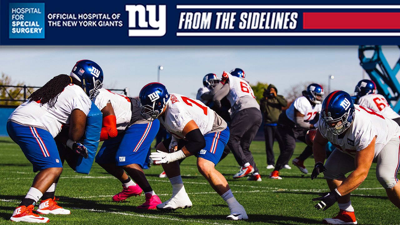 Photos from Giants Practice (11/10)