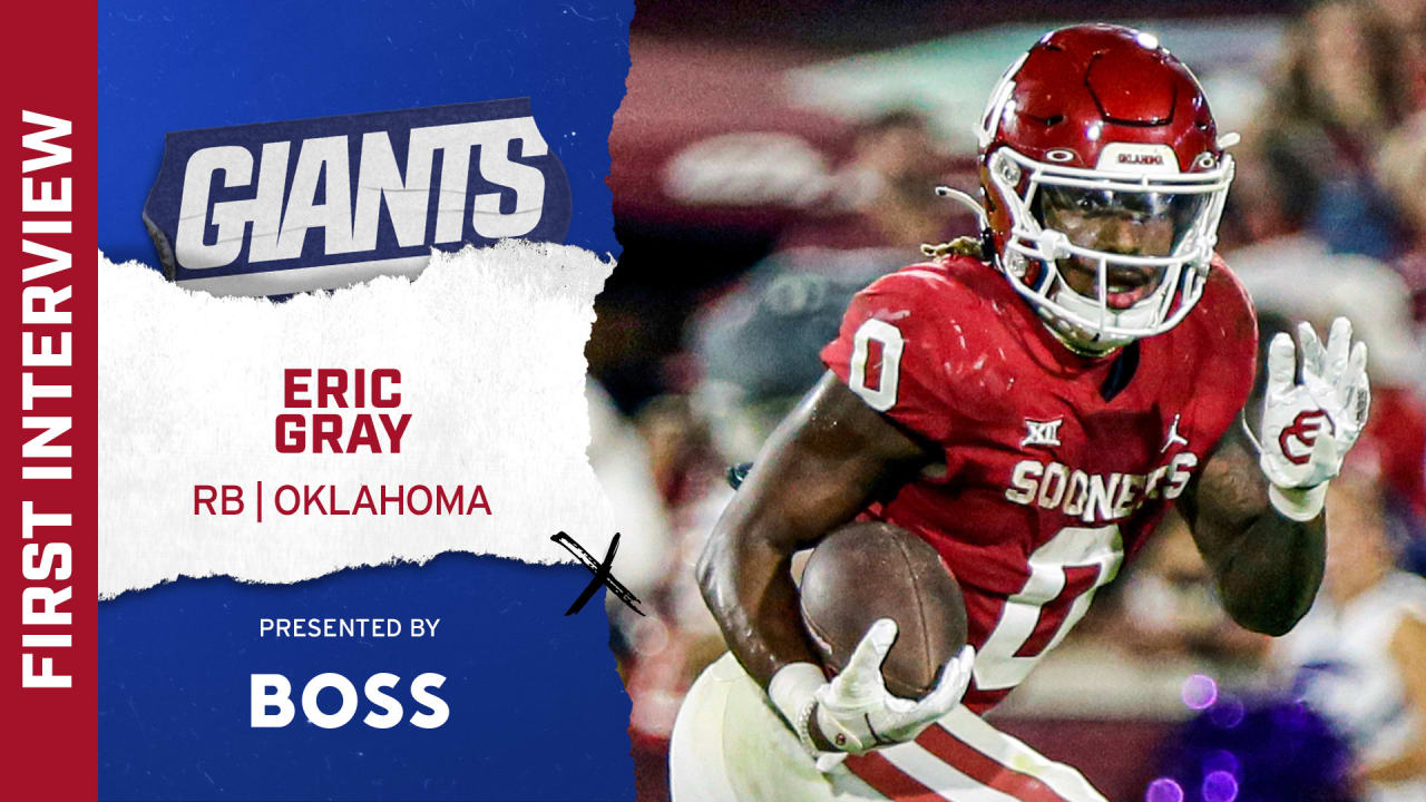 'A dream come true': Eric Gray's first interview as a Giant