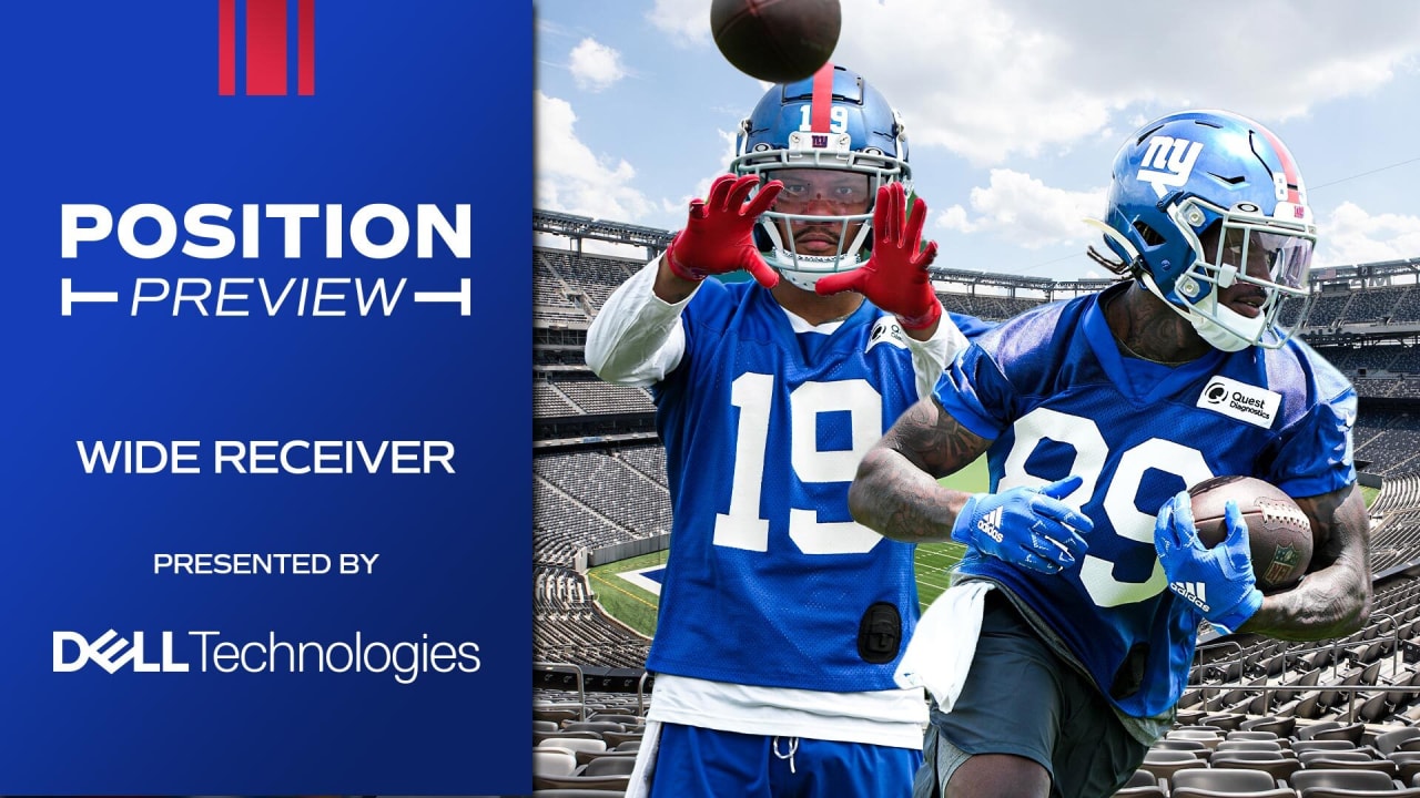 2021 Giants Position Preview: Wide Receiver