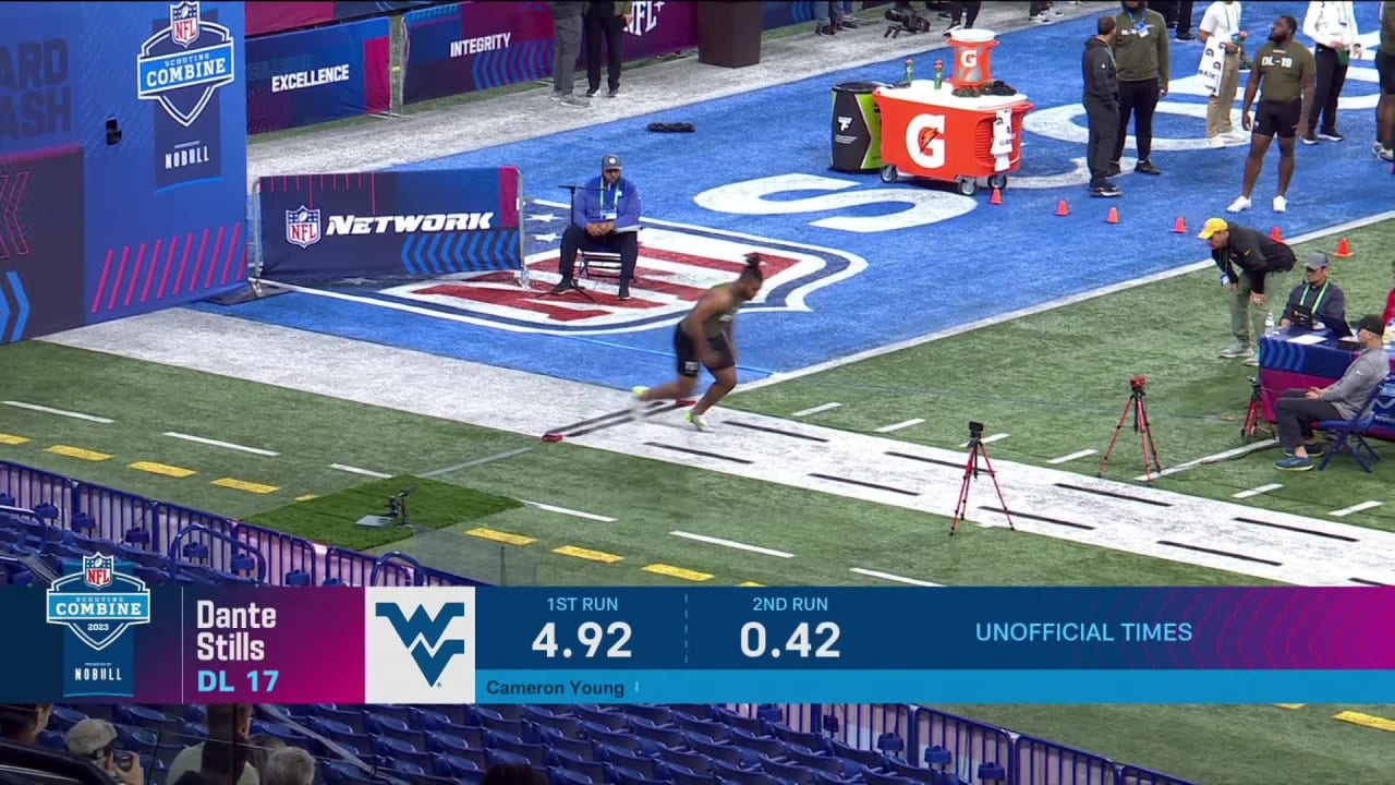 Dante Stills - (second run) 4.94 runs 40-yard dash at 2023 combine