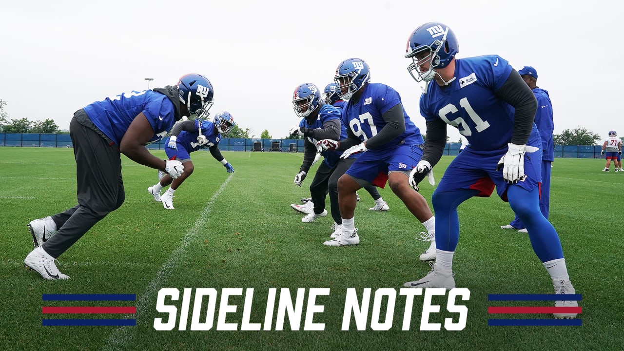 Sideline Notes: Giants OTA No. 5