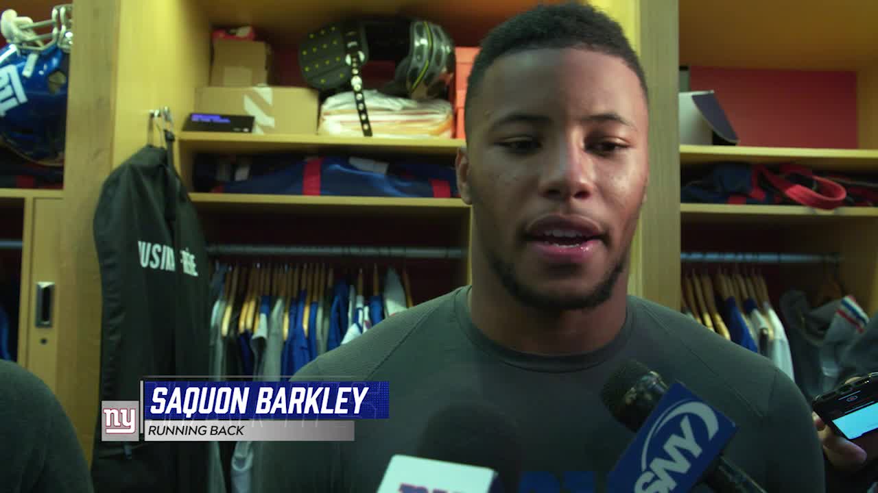 RB Saquon Barkley updates ankle injury