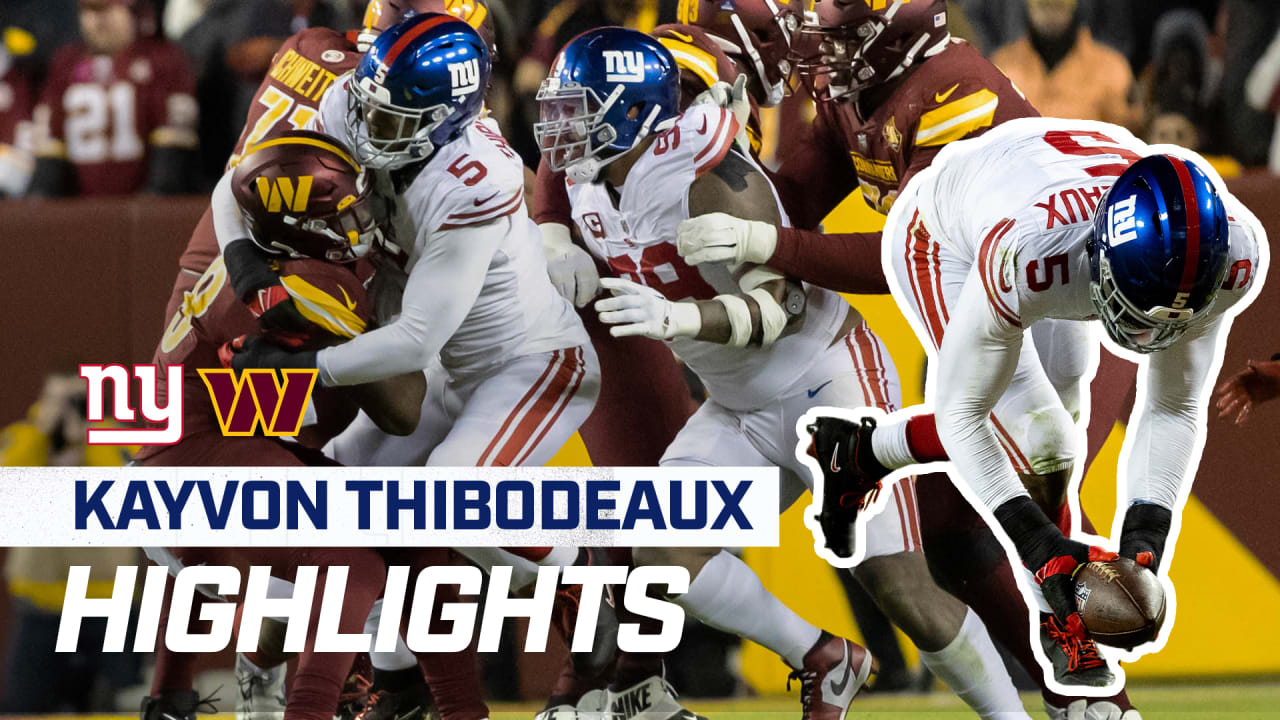 Best plays from Kayvon Thibodeaux's career game vs. Commanders