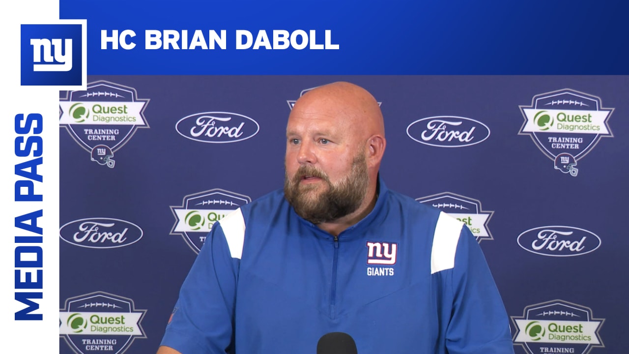Coach Brian Daboll on 53-man roster moves