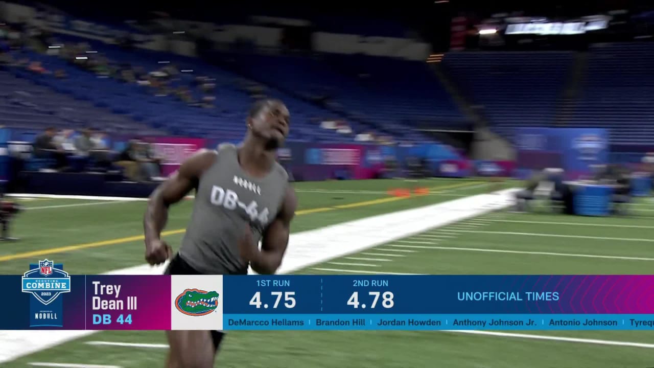 Kaevon Merriweather runs official 4.62-second 40-yard dash at 2023 combine
