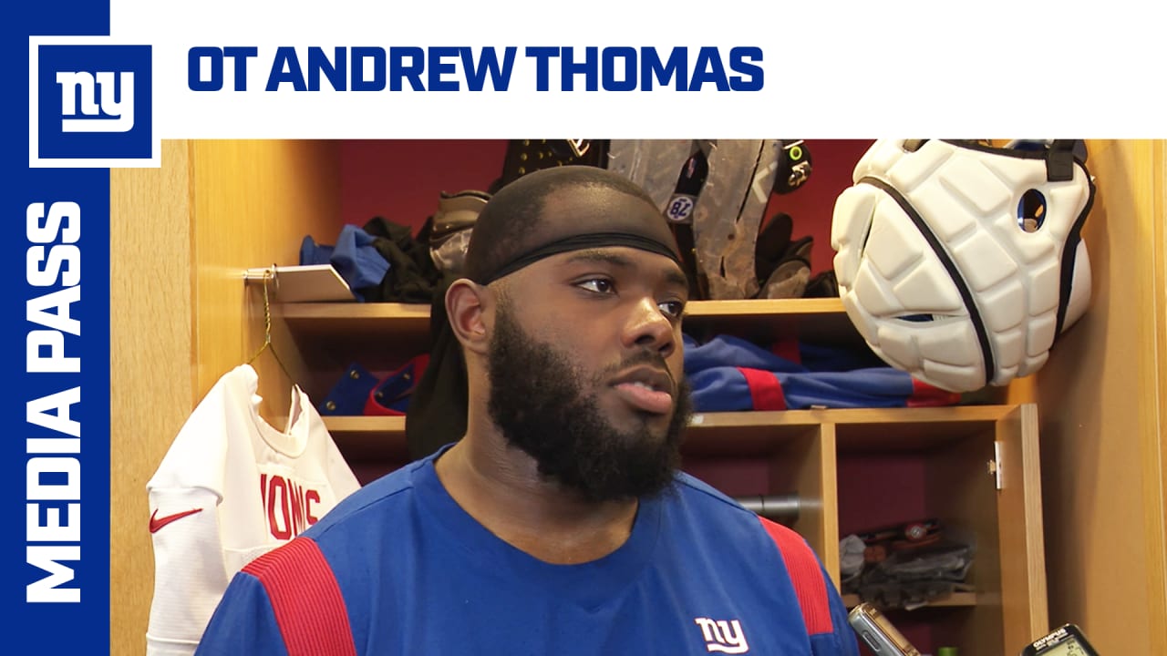 OT Andrew Thomas: 'I'm just taking it day by day'