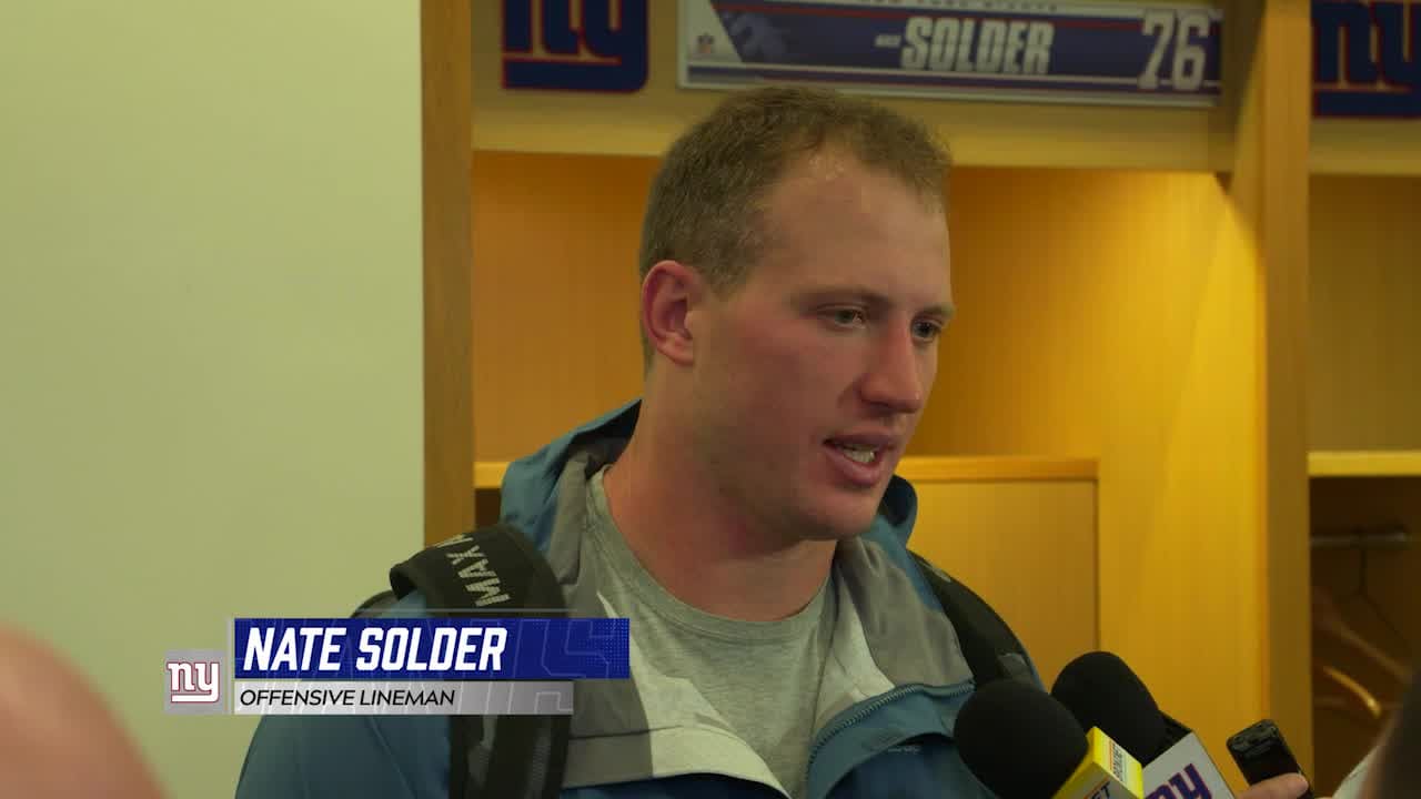 Nate Solder on solidifying play on the offensive line