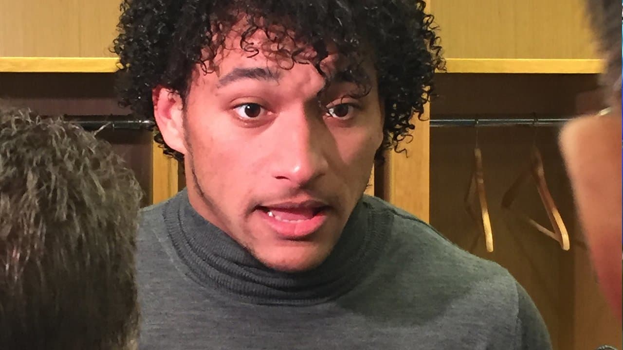 TE Evan Engram reacts to final play vs. Eagles