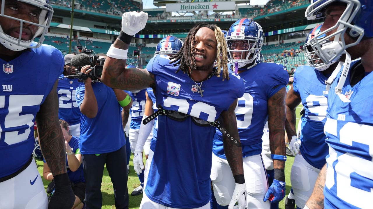 Giants release unofficial depth chart for Week 6 at Bills