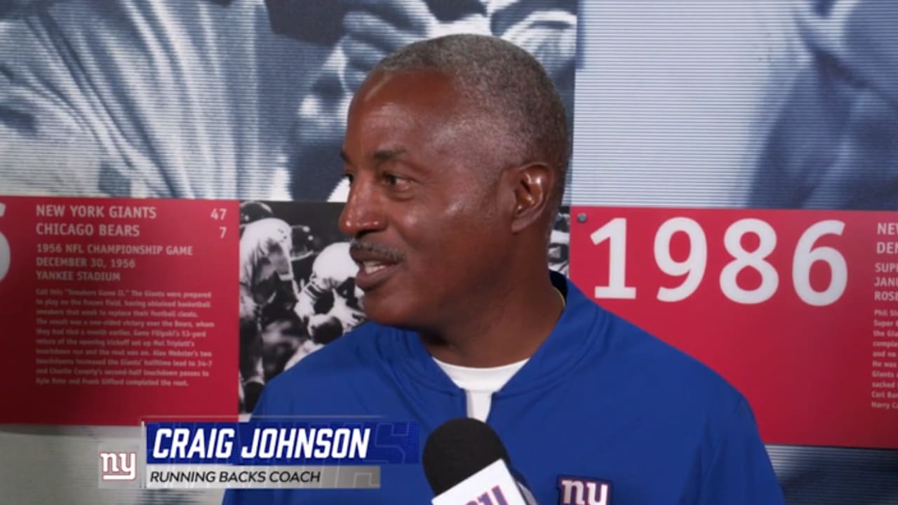 RB Coach Craig Johnson on his expectations for Week 4