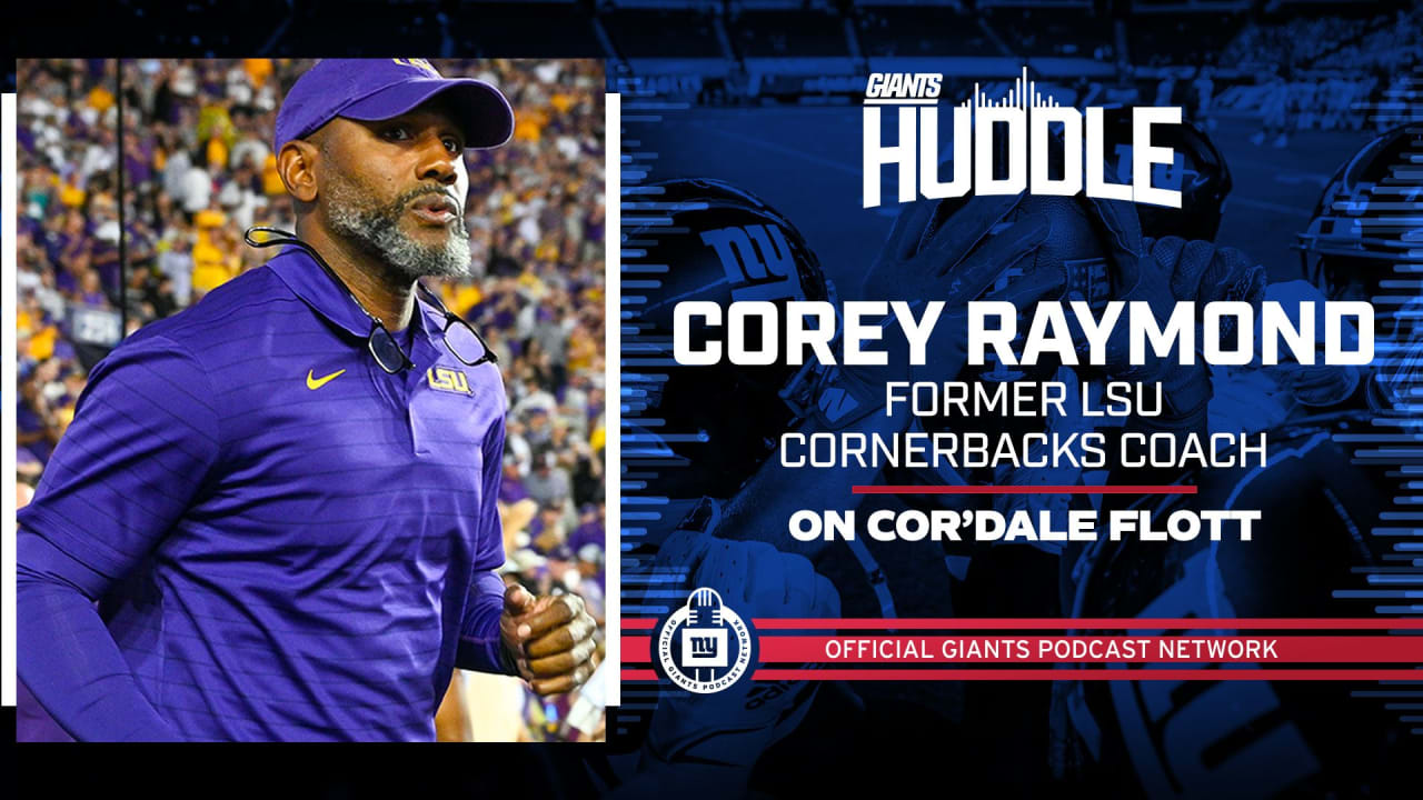 Giants Huddle | Corey Raymond on mentoring Cor'Dale Flott