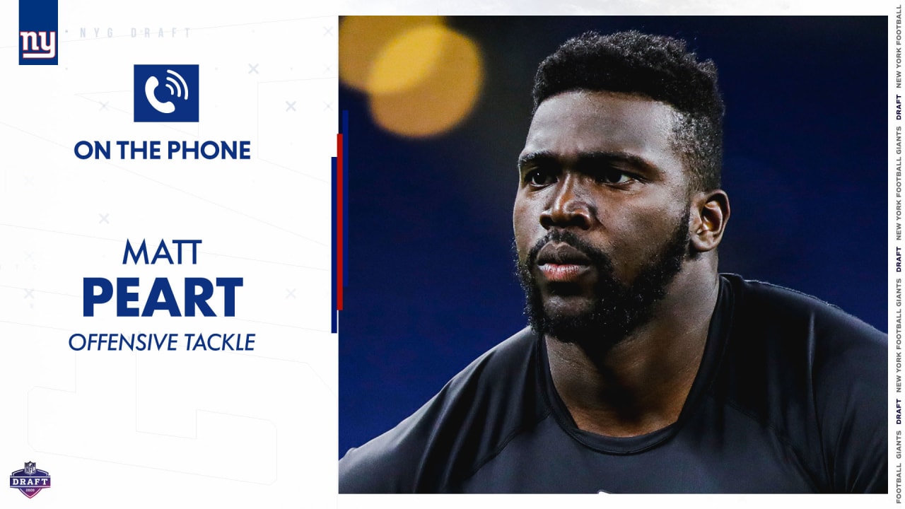 Conference Call: Offensive Tackle Matt Peart talks joining the Giants