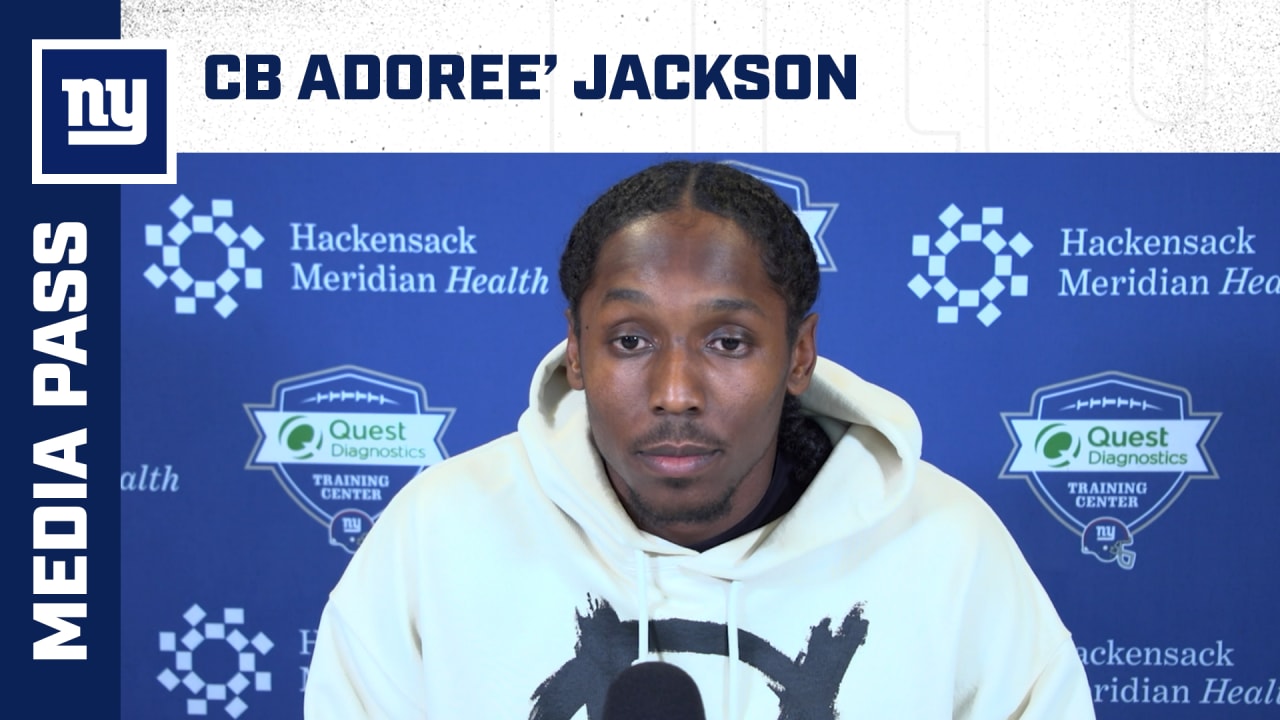 CB Adoree' Jackson on week-by-week approach