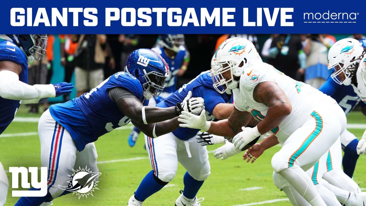 Giants Postgame Live: Takeaways from Week 5