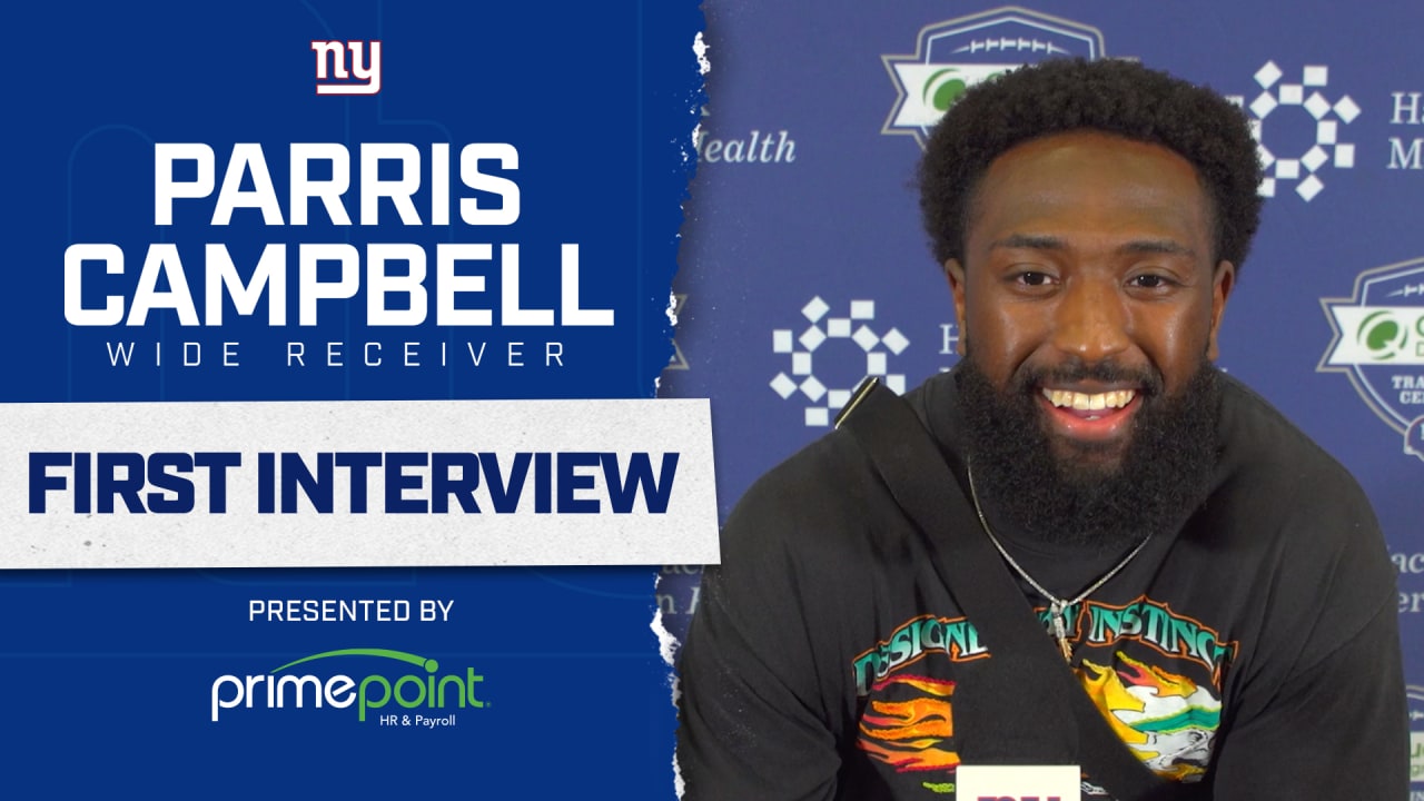 WR Parris Campbell: 'I'm going to give them all I got'