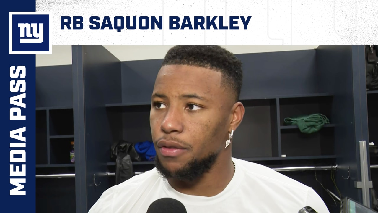 RB Saquon Barkley on resetting after the bye week