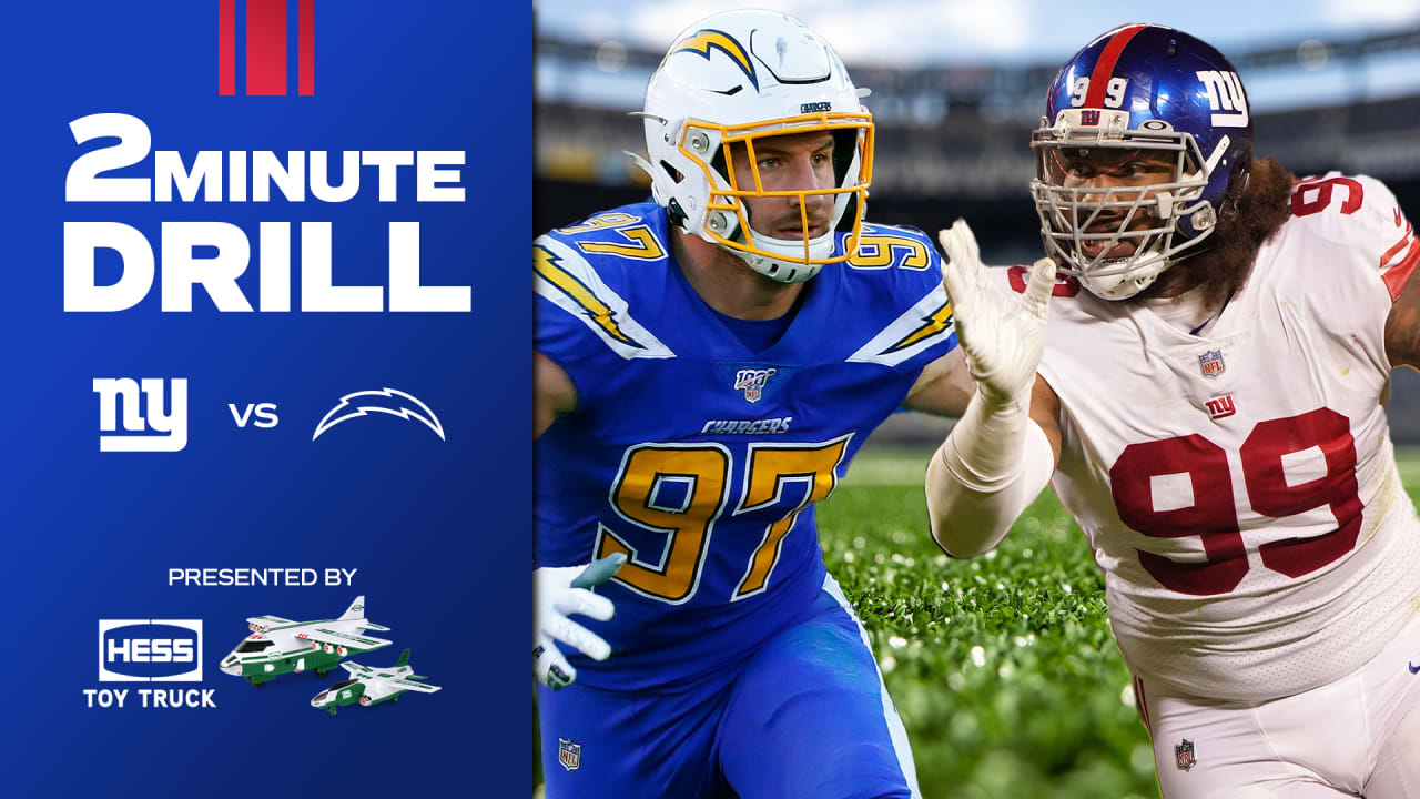 2 Minute Drill (12/8): Previewing Giants vs. Chargers
