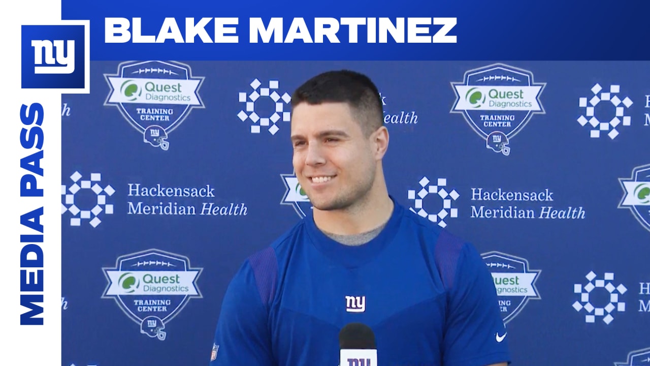LB Blake Martinez on rehab process: 'I feel good, just working at it ...