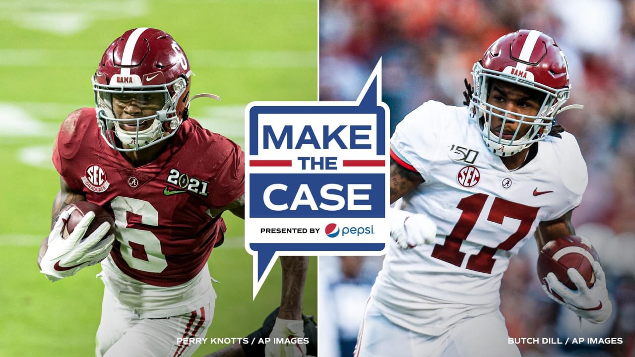 Make the Case: DeVonta Smith vs. Jaylen Waddle