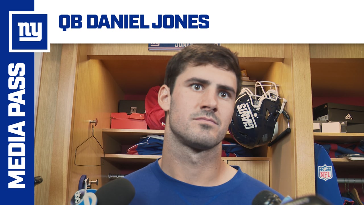 QB Daniel Jones on neck injury