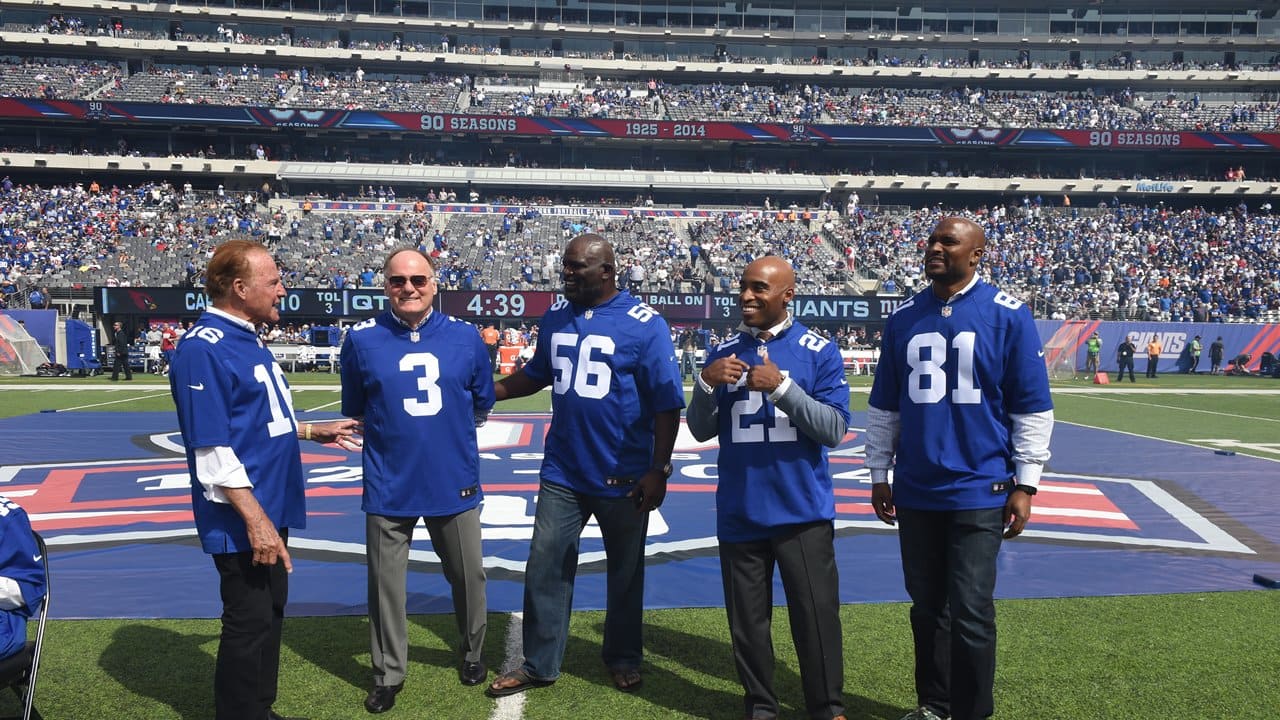 Giants legends ceremony