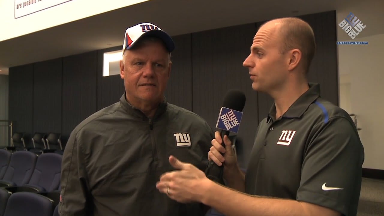 Giants.com Insider: OL Coach Pat Flaherty