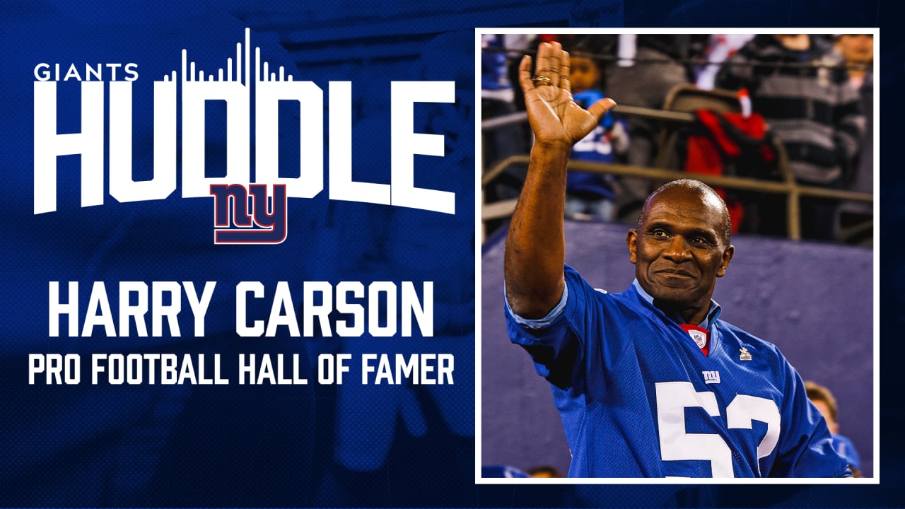 Giants Huddle | Harry Carson