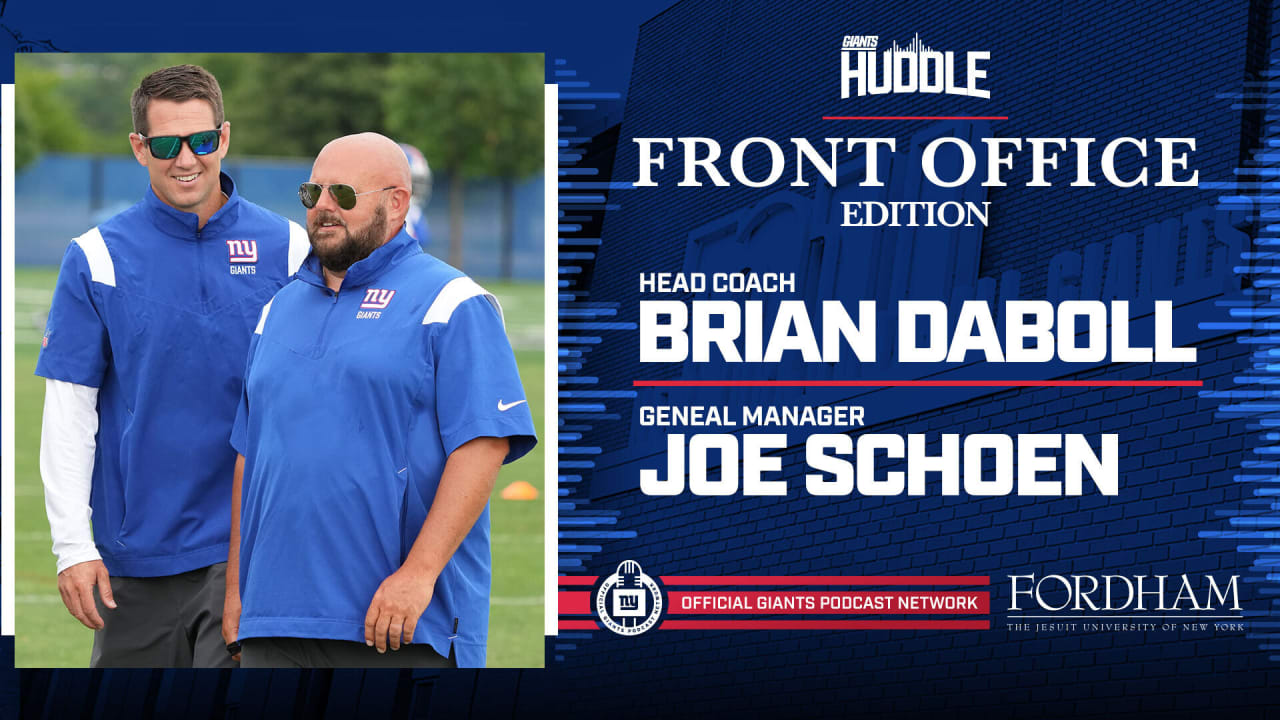 Giants Huddle: Front Office Edition | GM Joe Schoen & HC Brian Daboll