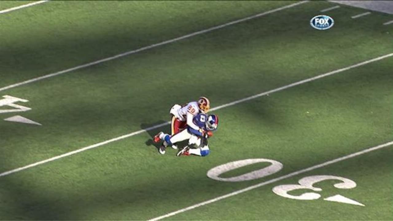 Corey Webster Picks Off Grossman