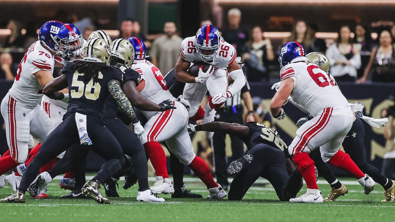 Must-see photos from Giants vs. Saints
