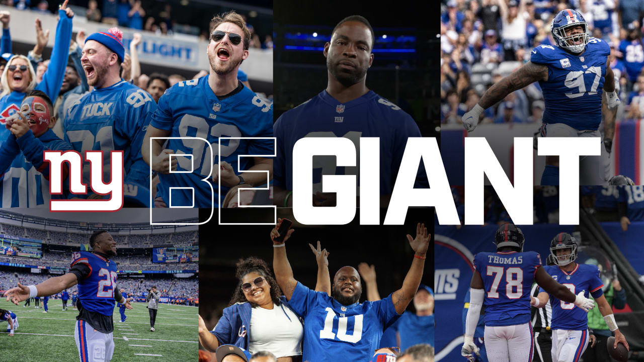 BE GIANT: New York Giants unveil brand campaign