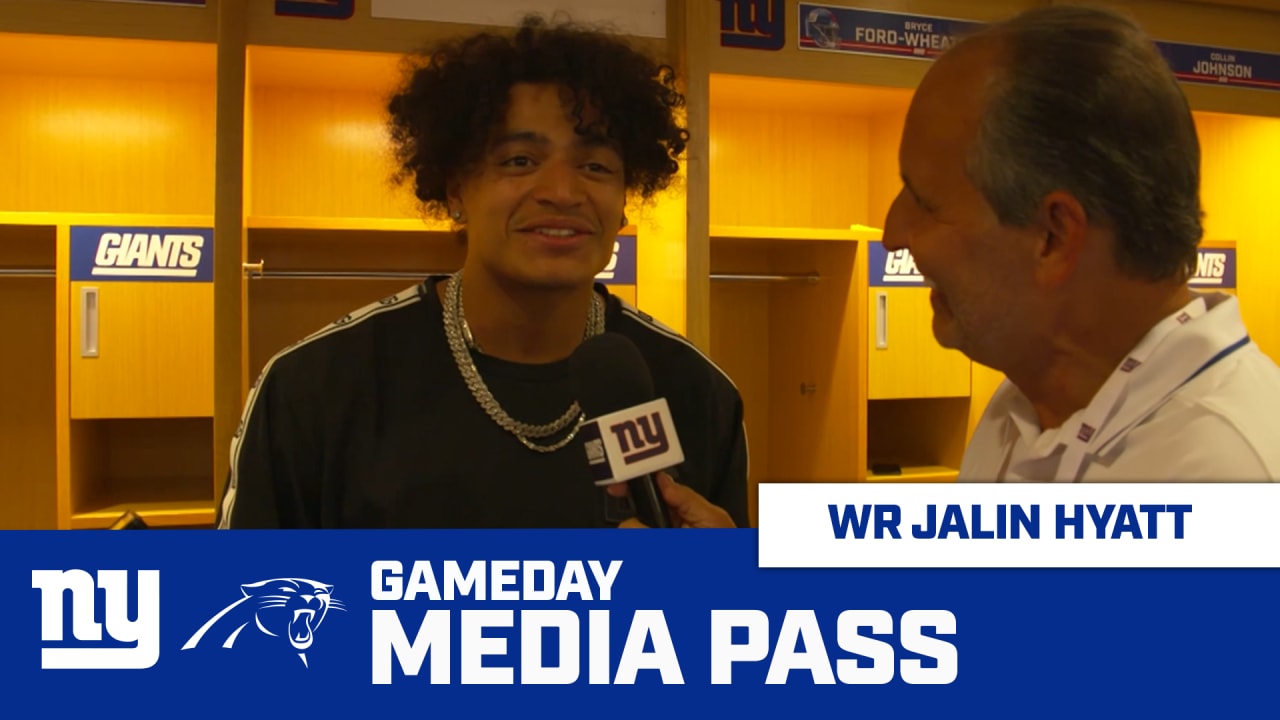 WR Jalin Hyatt: 'It's always great to get the first one'