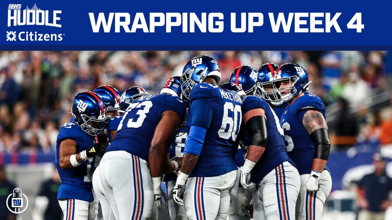 Giants Huddle | Wrapping Up Week 4