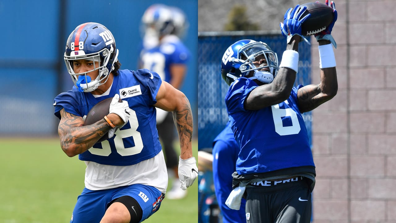 High school rivals team up on Giants' offense