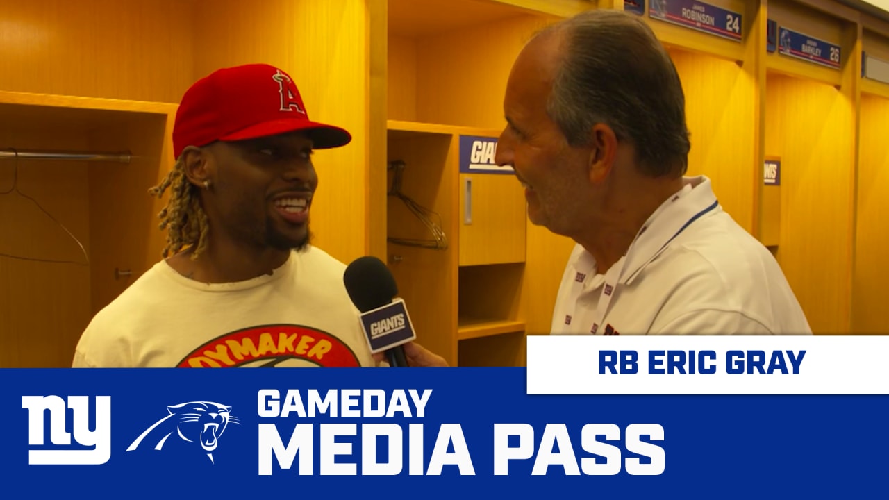 RB Eric Gray on scoring first touchdown