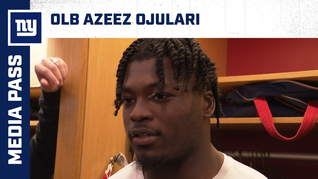 OLB Azeez Ojulari: 'I'm ready, I'm excited'
