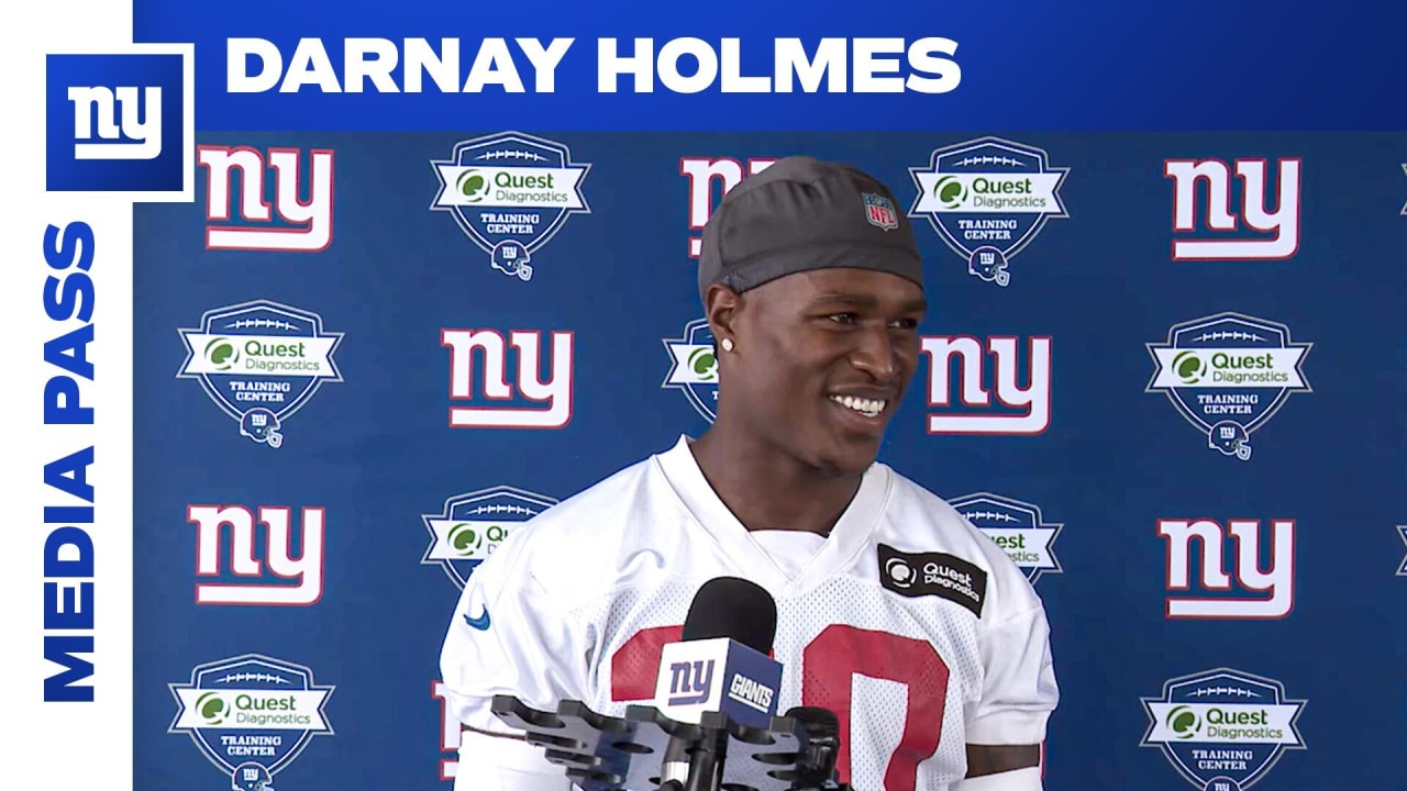 CB Darnay Holmes on his relationship with Sterling Shepard
