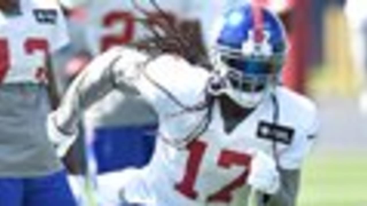 Dwayne Harris among top performers at practice