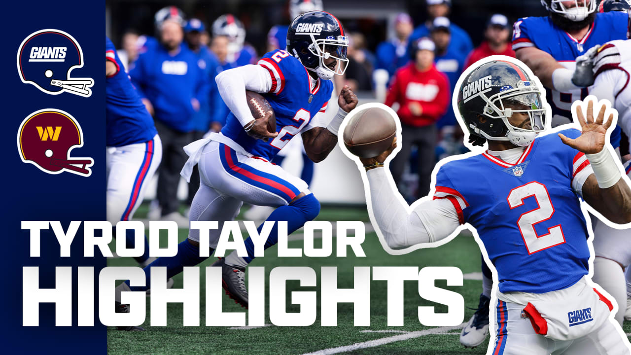Best of Tyrod Taylor Week 7 | Giants vs. Commanders Highlights