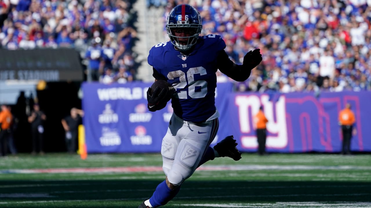 Saquon Barkley picks up first down to clinch win | Giants vs. Ravens ...