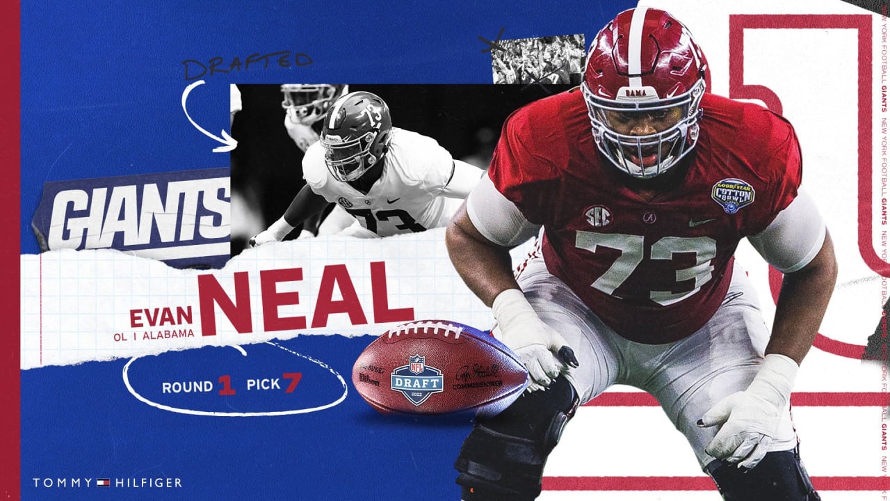 2022 NFL Draft: Offensive Tackle Evan Neal, Alabama, Round 1, Pick 7