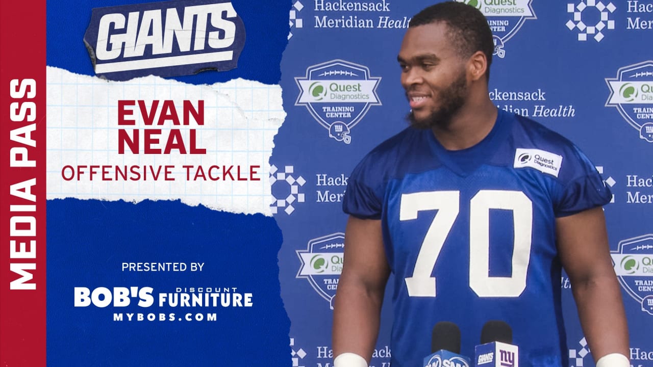 OT Evan Neal on playing right tackle again
