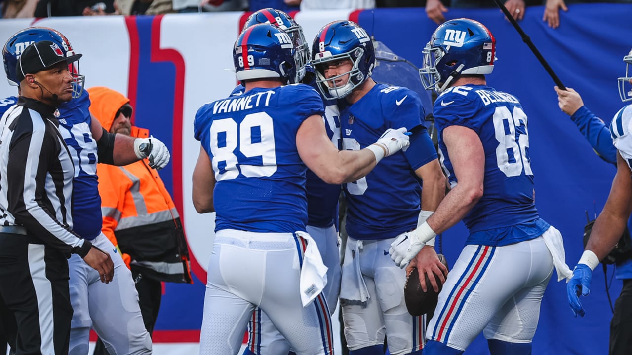 Daniel Jones tallies second rushing TD of the day | Giants vs. Colts ...