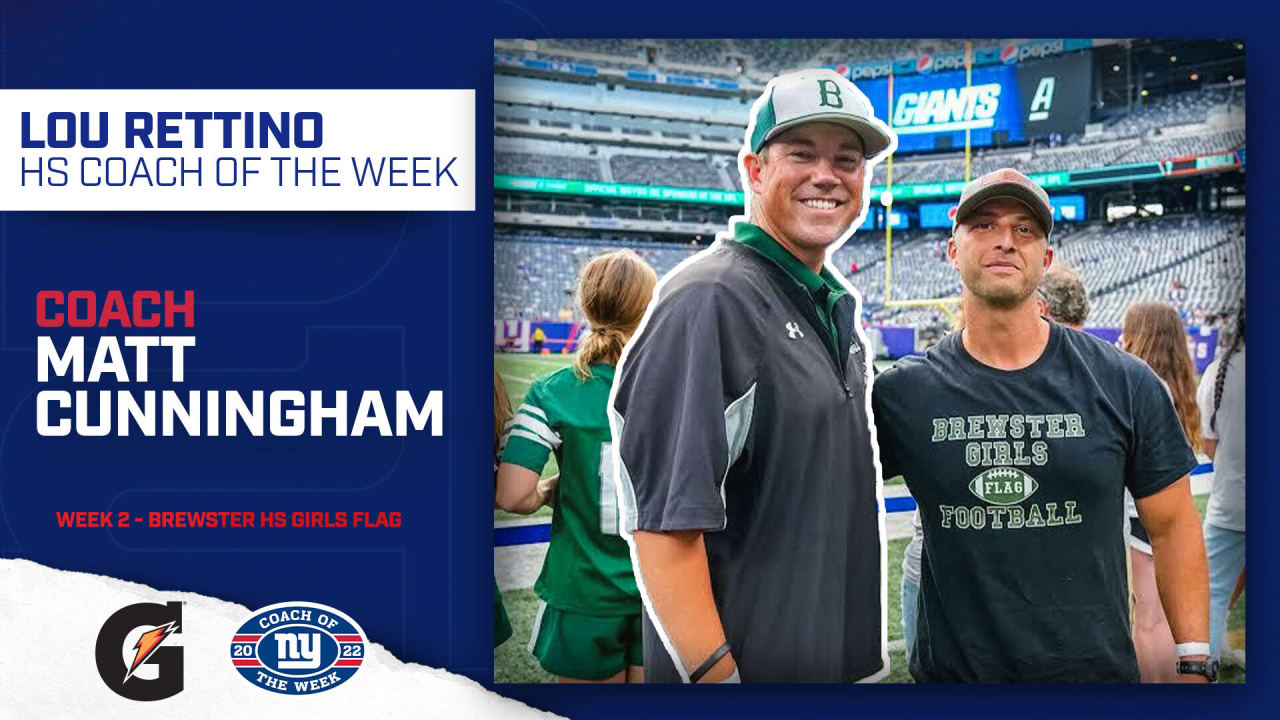 Brewster's Cunningham named HS Coach of the Week