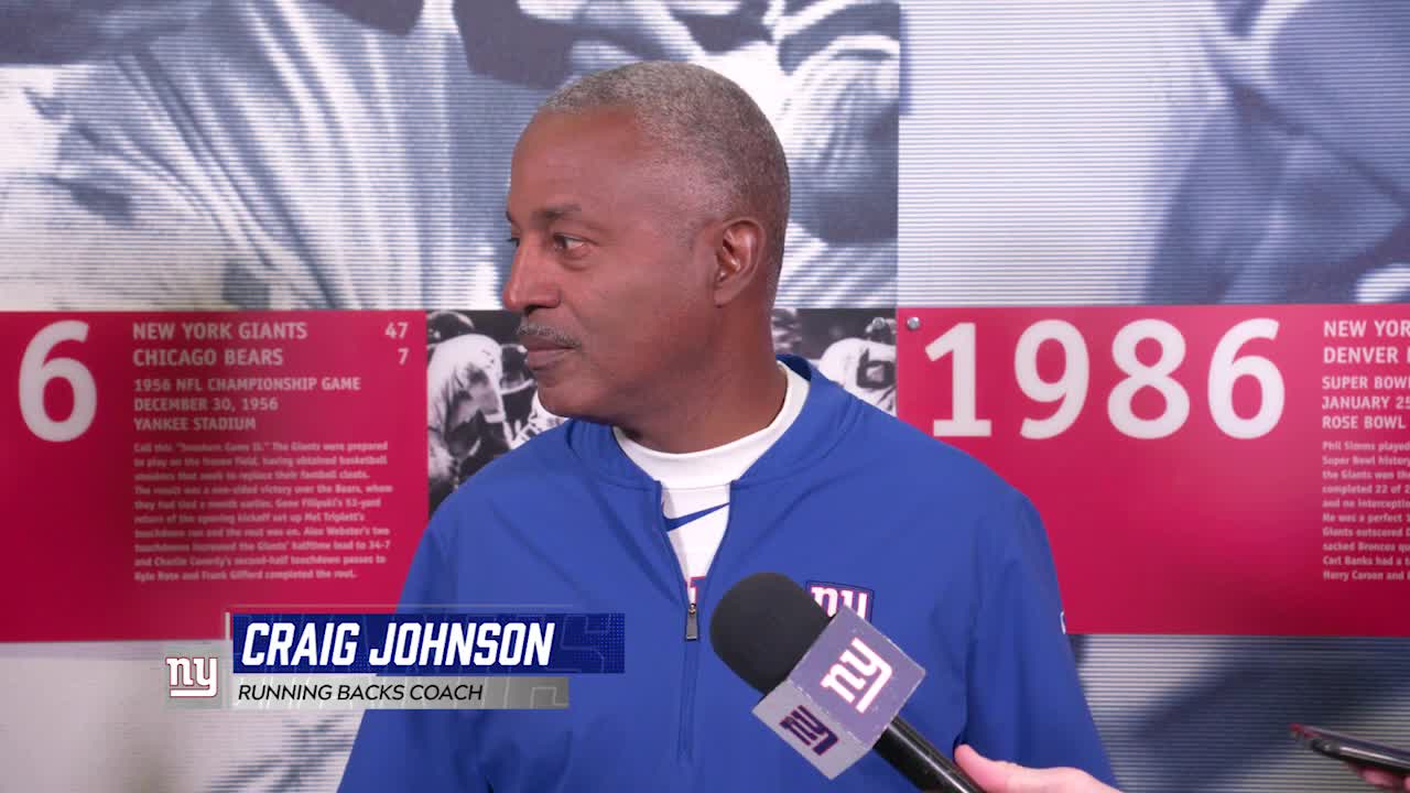 RB's Coach Craig Johnson on the importance of RB pass protection