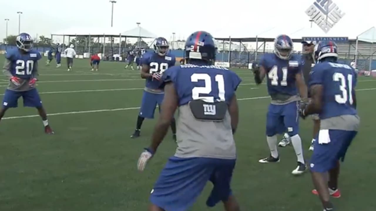 Watch the drill: DBs play football "Hot potato"