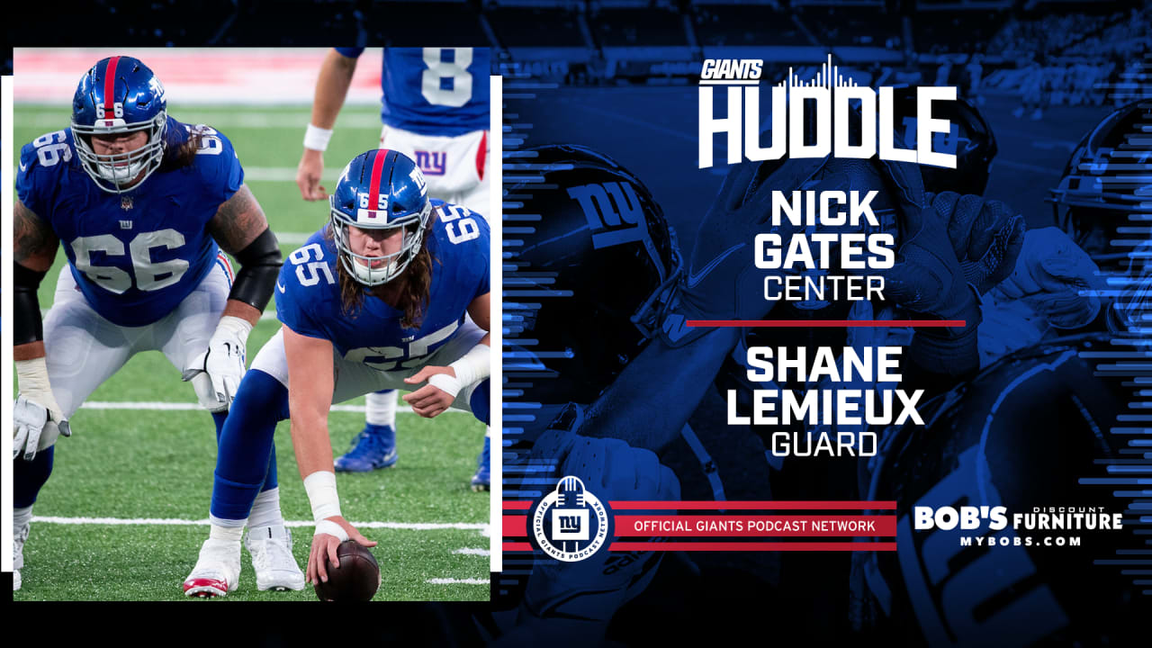 Giants Huddle | Shane Lemieux & Nick Gates