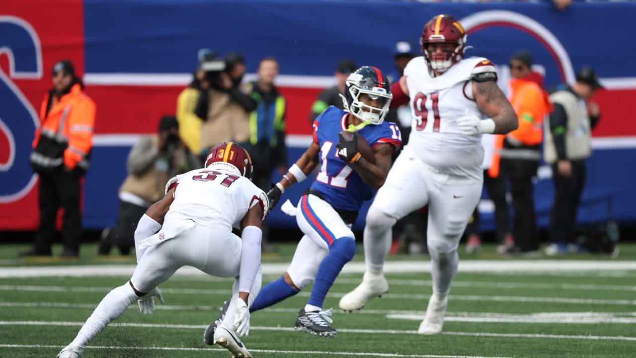 Wan'Dale Robinson 22-yard catch and run | Giants vs. Commanders Highlights