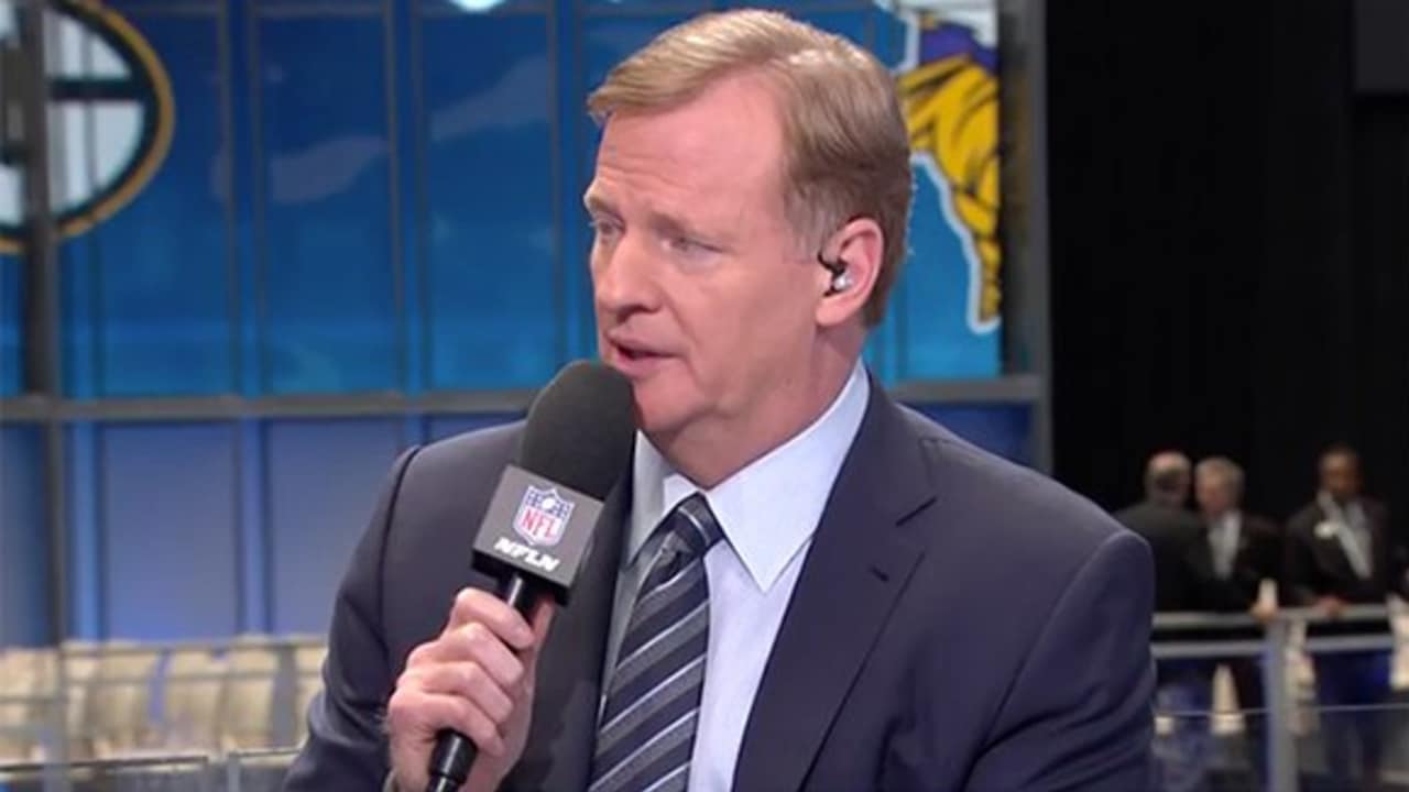 NFL commissioner Roger Goodell discusses the future of the NFL draft ...